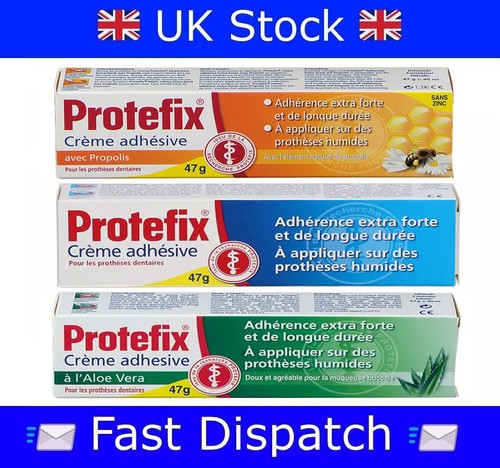 PROTEFIX Adhesive EXTRA STRONG Denture Fixing Cream ORIGINAL - ALOE ...