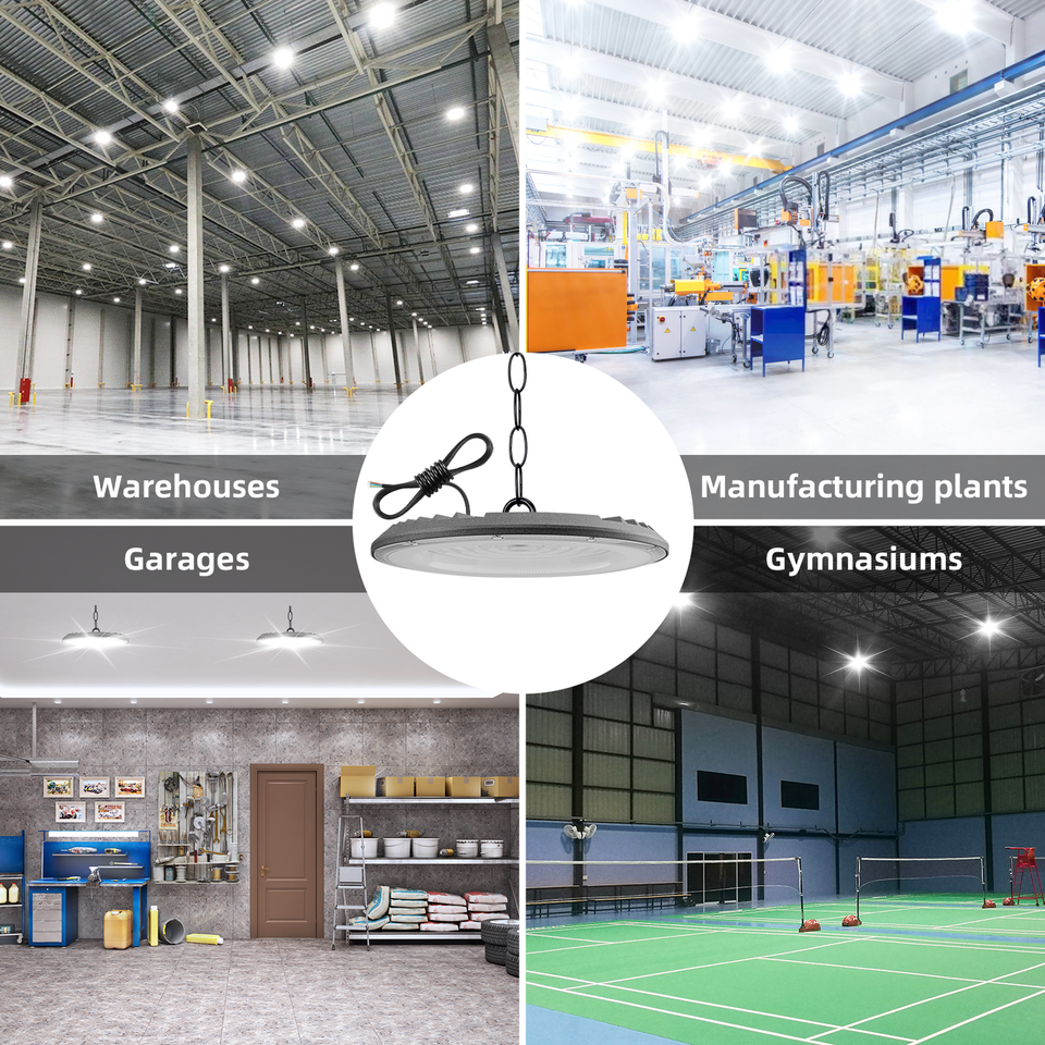 1 Pcs 300W UFO Led High Bay Light Commercial Industrial Warehouse ...