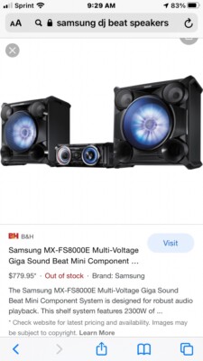 samsung dj beat speakers | eBay