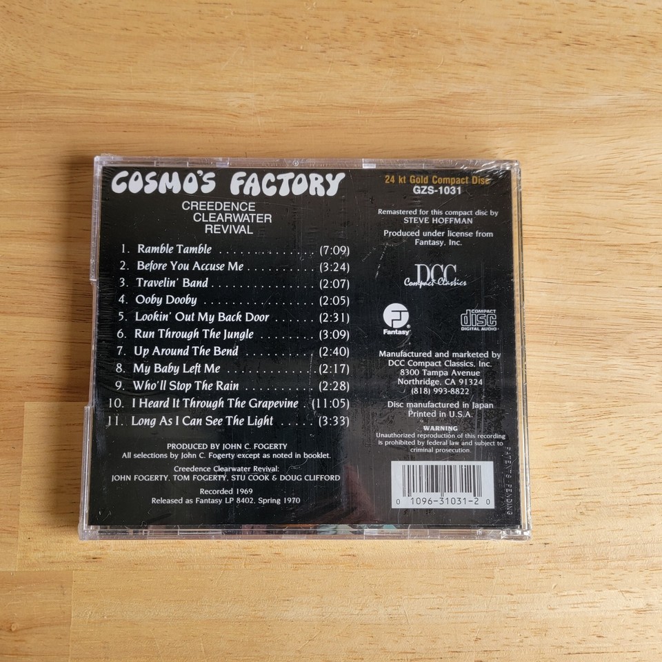 Creedence Clearwater Revival - Cosmo's Factory DCC/24K Gold CD GZS-1031 ...