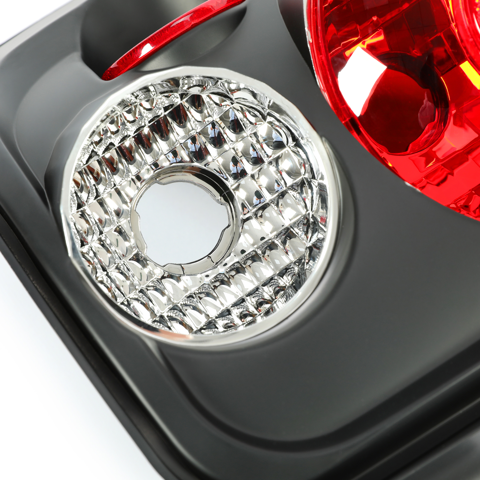 Black Tail Lights Lamps For Chevy Silverado GMC Sierra Stepside 99-04 ...