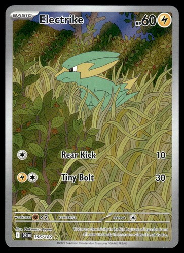 Pokemon TCG Destined Rivals #196/182 Electrike NM | eBay