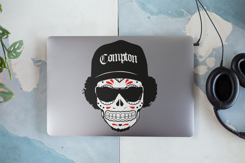 Easy E Skull Compton Vinyl Decal Graphic Laptop Sticker | eBay