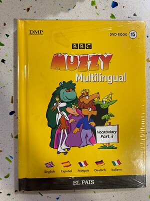 Muzzy Vocabulary Part 3 DVD - Book BBC Multilingual - Español Inglés ...