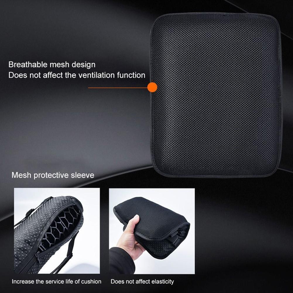 Motorcycle Comfort Gel Seat Honeycomb Cushion Pad Cover Relief 2024 UK ...
