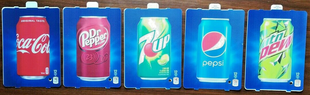 (10) DIXIE NARCO 501E & 276HVV SODA VENDING MACHINE 12oz CAN VEND LABEL ...