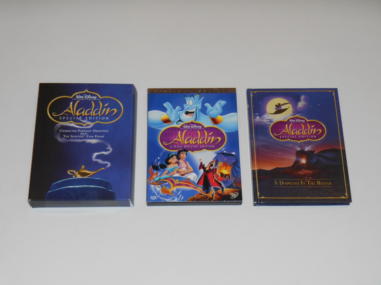 Walt Disneys ALADDIN Platinum Edition Movie 2 Disc DVD Gift Set 2004 ...