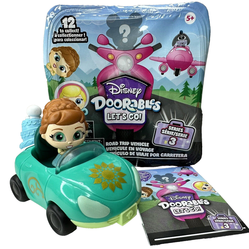Disney Doorables ANNA from FROZEN Let’s Go Series 3 Figure & Vehicle ...