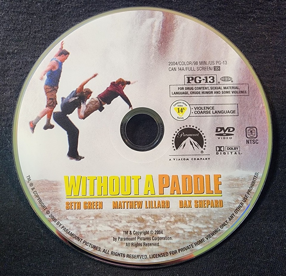 WITHOUT A PADDLE - Seth Green, Matthew Lillard, Dax Shepard (DVD, 2004 ...