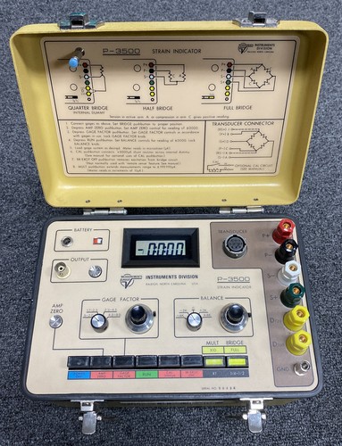 Vishay Measurements Group P-3500 Digital Strain Indicator P3500 for ...