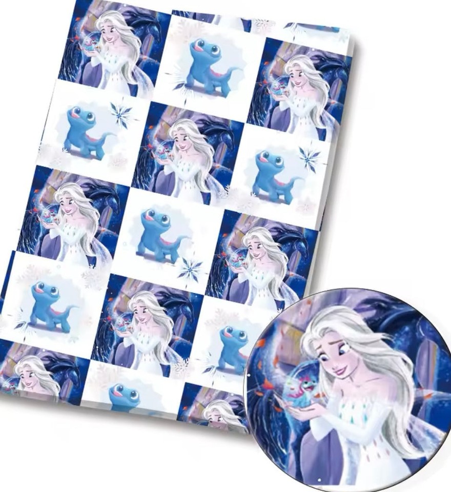Disney Frozen Princess Elsa Anna Bruni polyCotton Fabric Half Yard (18 ...