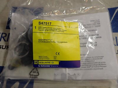 NEW SQUARE D S47517 MASTERPACT NT KIRK LOCK PROVISION | eBay