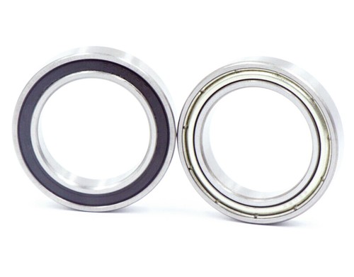 2pcs Sealed Metal Shielded Ball Bearing 16010ZZ 16010-2RS 50 x 80 x ...