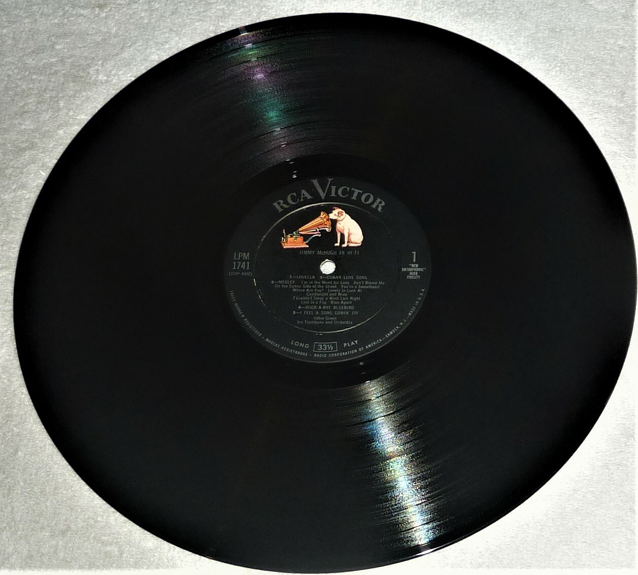 "USED" VINYL LP by JIMMY McHUGH IN HI-FI - URBIE GREEN HIS TROMBONE ...