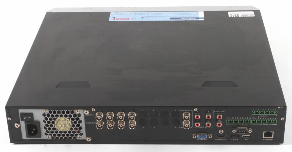 Bosch DIVAR 5000 DVR-5000-04A100 Real Time DVR No HDD; 6152426 | eBay
