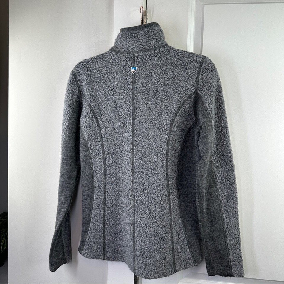 Kuhl Women's Kozet Full Zip Wool Blend Jacket size Medium Neutral ...