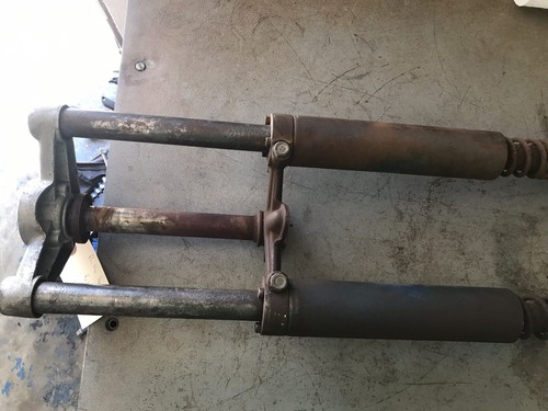 Moto Parilla Olimpia 100 Front Forks Triple Tree 99 | eBay