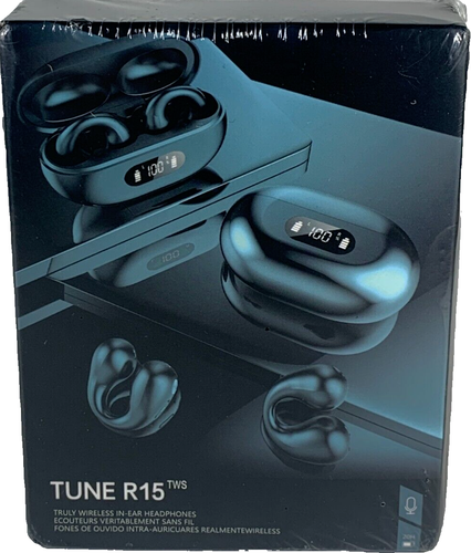 Bone Conduction Clip Bluetooth 5.3 Sports Headphones TUNE R15 TWS ...