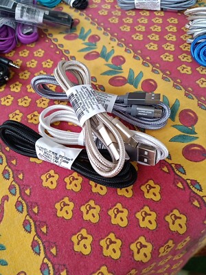 Wireless Gear 3' Micro USB Fabric Cable | eBay