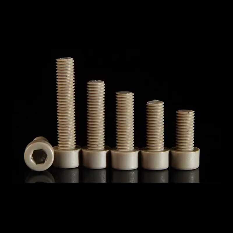 M1.6 PEEK Allen Screw Hex Socket Cylindrical Head Bolt Plastic ...