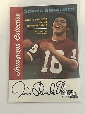 Jim Plunkett Autograph 1999 Fleer Sports Illustrated Greats Of The Game ...