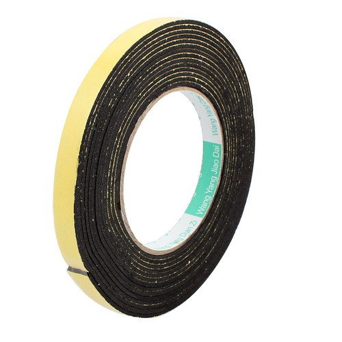 Sealing Sponge Tape 12mm Width 2mm Thick Single Sided Shockproof 5m ...