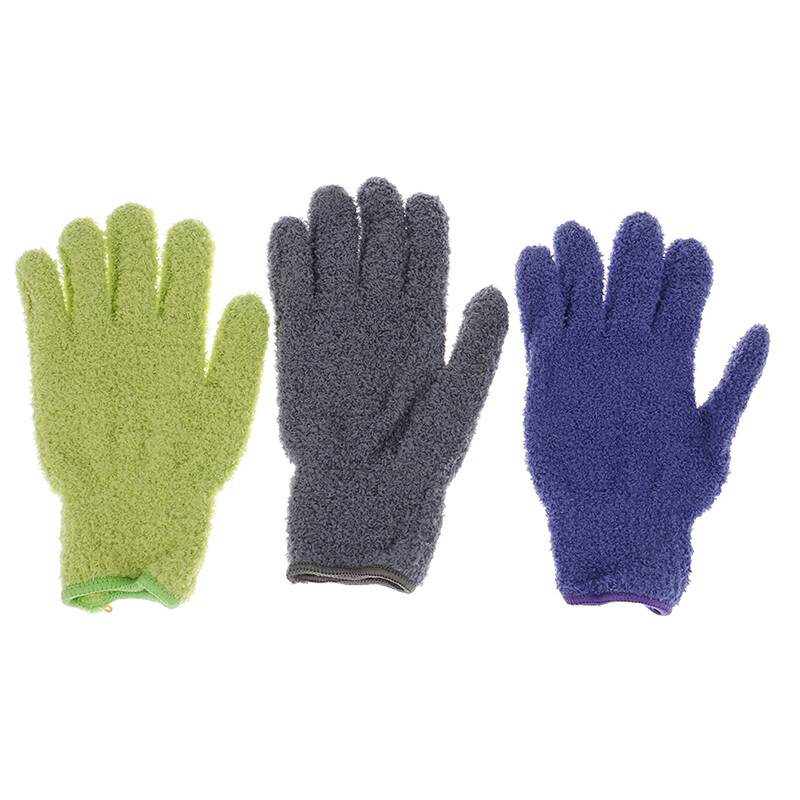 1 Pcs Microfiber Dusting Cleaning Glove Mitt Cars Windows Dust Remover ...