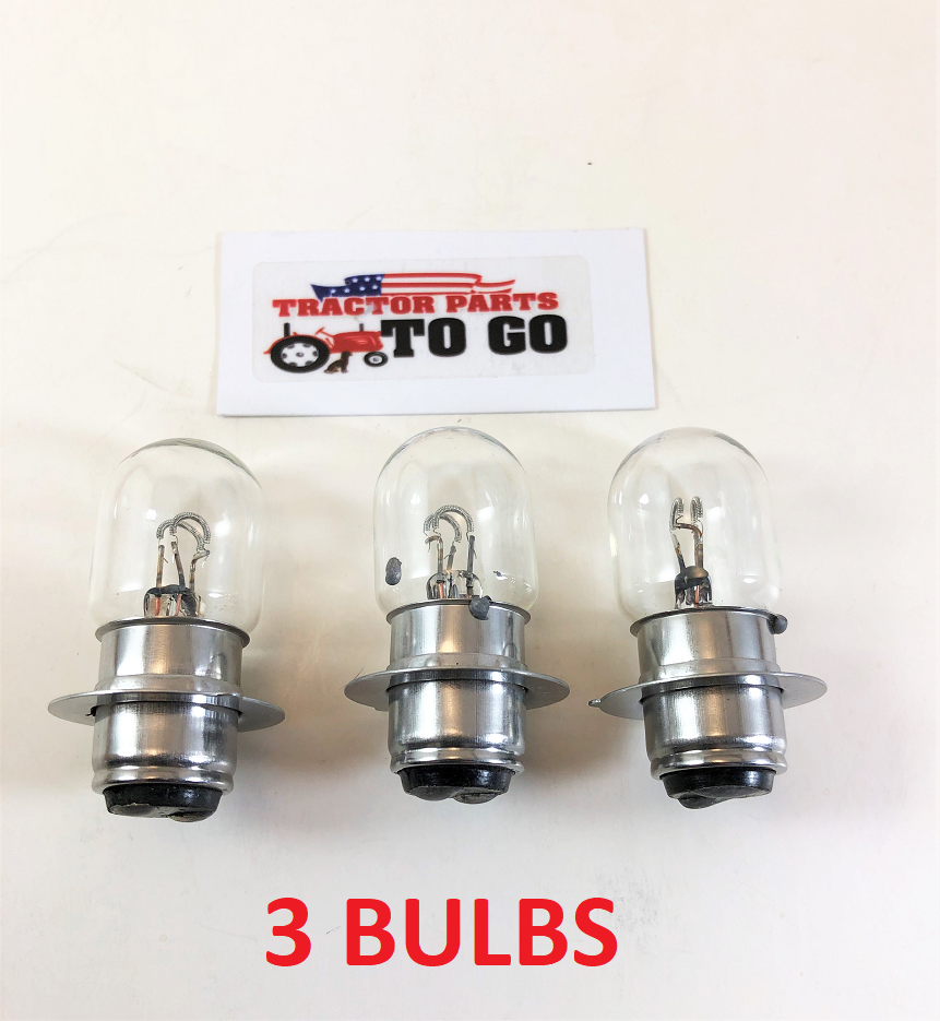 HEADLIGHT BULBS FOR FORD/NEW HOLLAND 3 BULBS 12V,35/35W 1120,1220,1320 ...