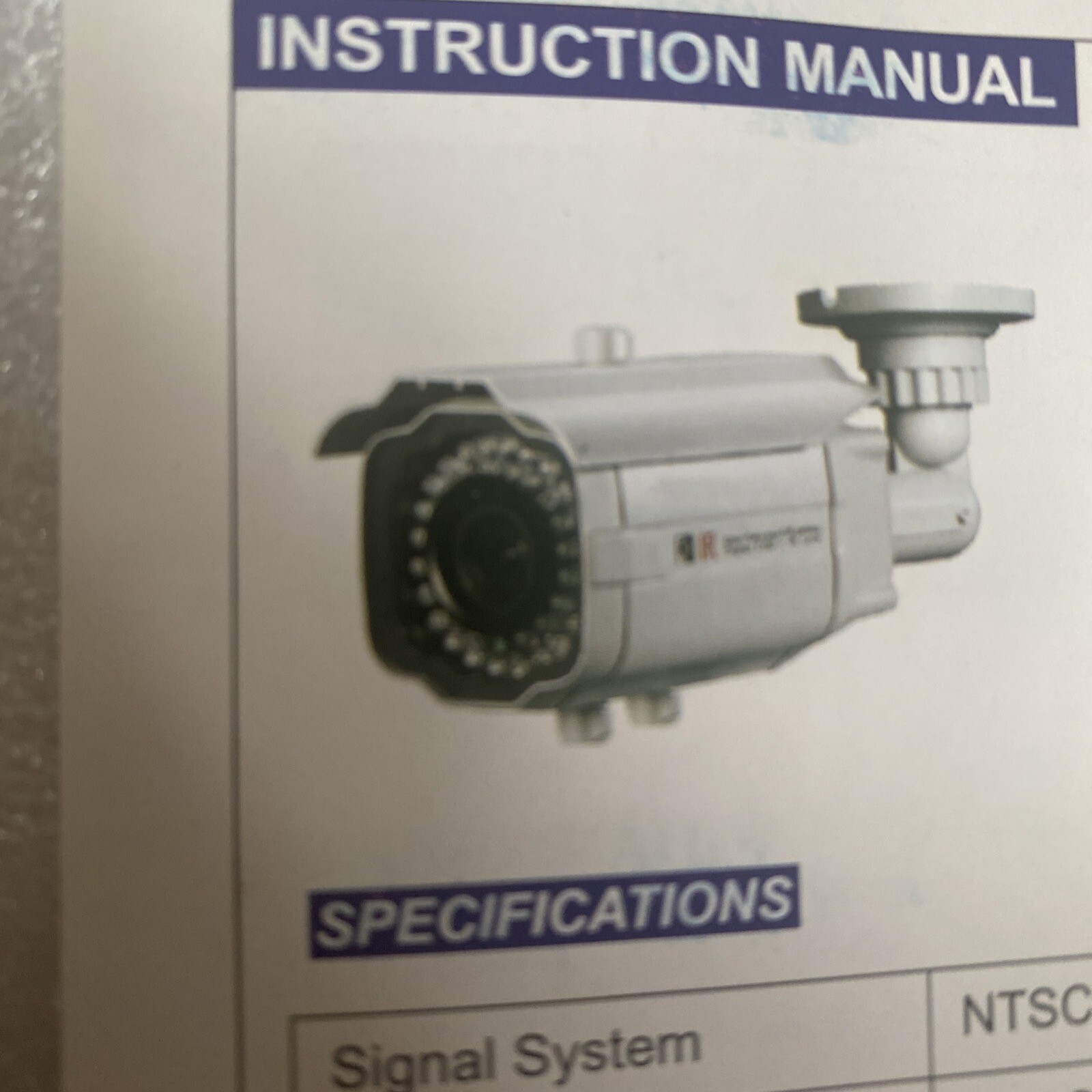 Sony LTS LTCMR854S 1/3" Super HAD CCD Security Camera, Vari-Focal Lens, 12V DC | eBay