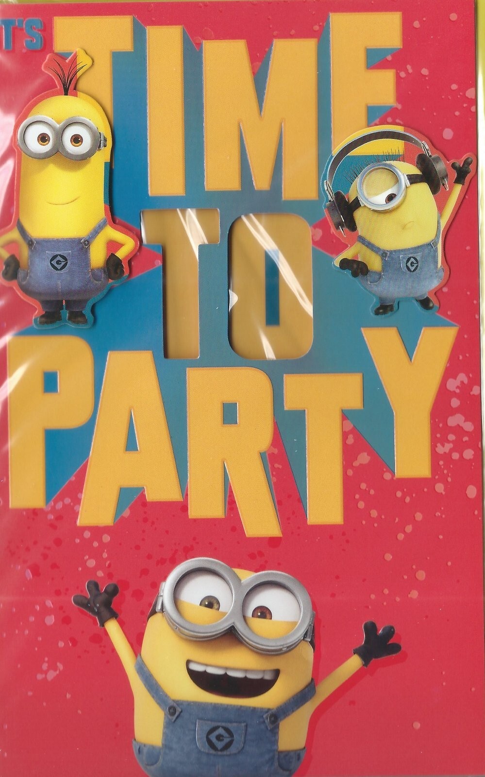 Minions- Time To Party Card | eBay
