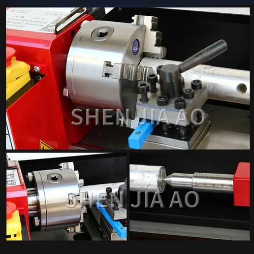 Plastic Gears Home Mini Lathe Small Machine Tools Diy Desktop Lathe ...