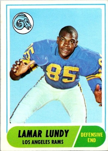 1968 TOPPS FOOTBALL #80 LAMAR LUNDY NRMT JA | eBay