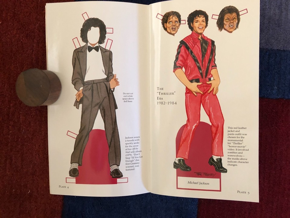 Michael Jackson Paper Doll Book Commemorative Edition 1958-2009 | eBay