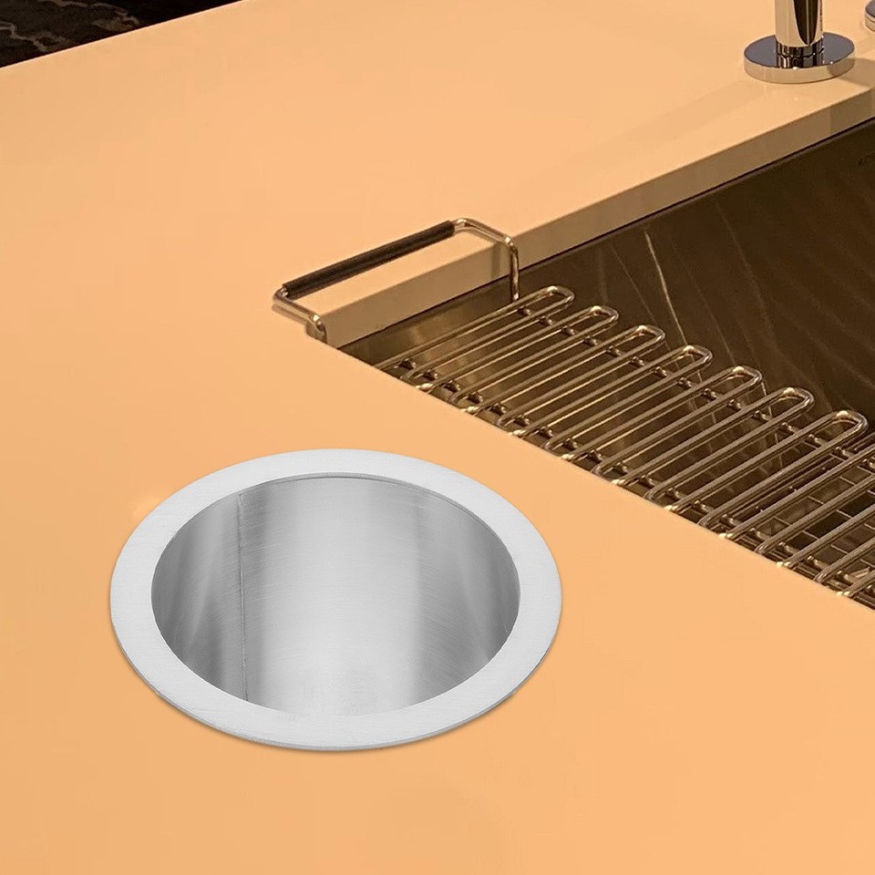 Stainless Steel Trash Chute Grommet Drop Kitchen Counter Grommets ...