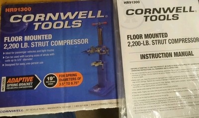 Cornwell Tools 2,200 Pound Strut Compressor Floor Mounted HR91300 NEW ...