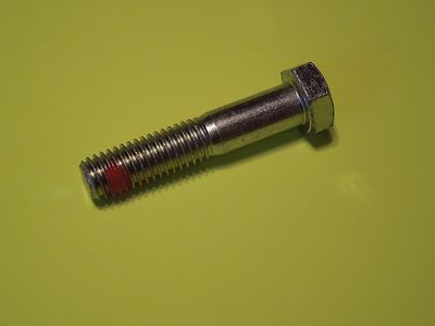1 NOS OEM Harley Davidson 1/2"-13 x 2-1/2" Hex Head - w.Lockpatch Bolt ...