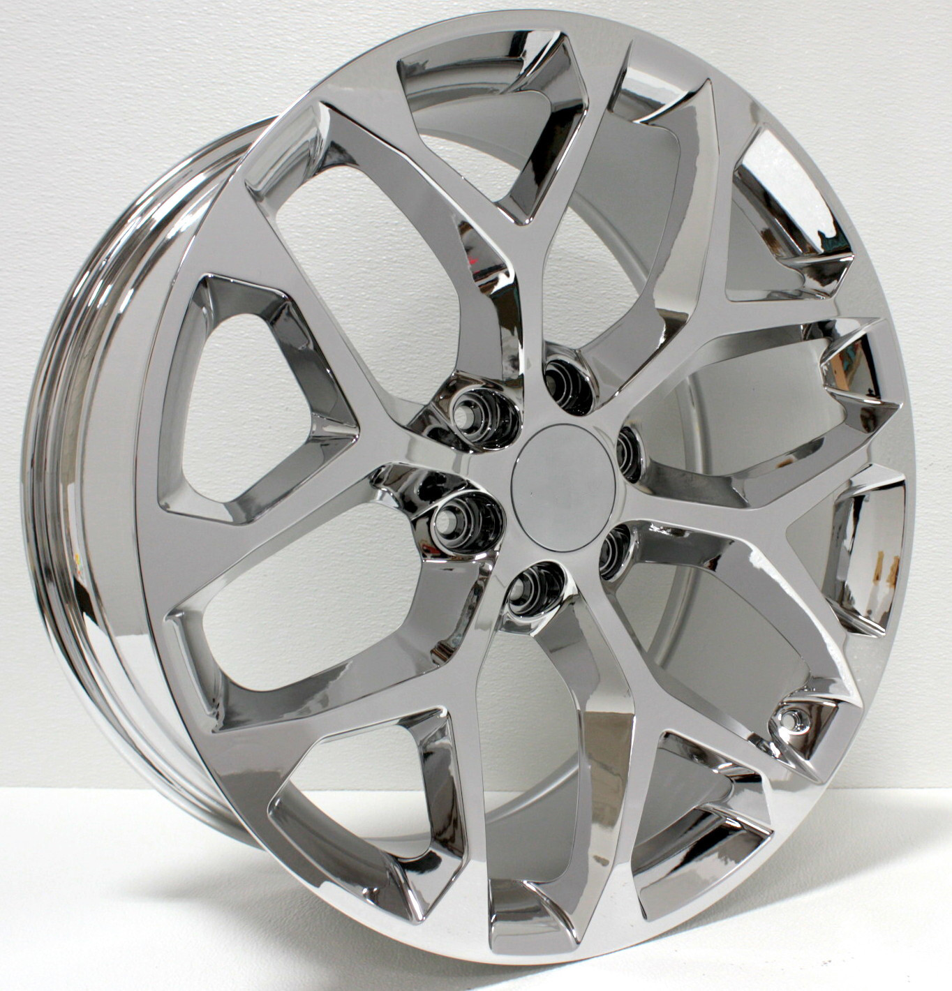 20" Chrome Snowflake Wheels Rims Set For 2000-2024 GMC Sierra Yukon ...