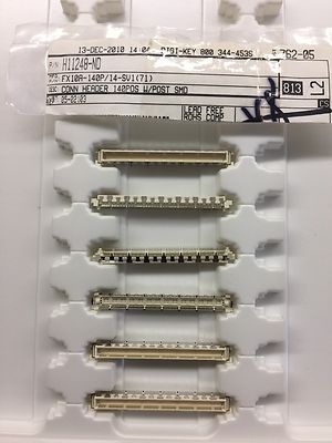 (5 PIECE LOT) FX10A-140P/14-SV(71) HIROSE CONN HEADER 140POS W/POST SMD ...