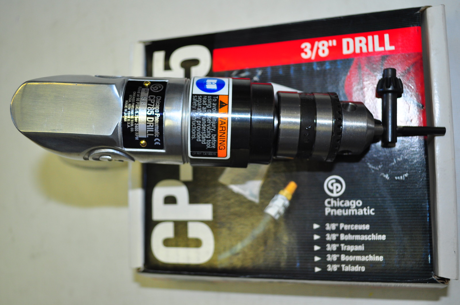 Chicago Pneumatic CP785 3/8" AIR OPERATED AIR DRILL Made in Japan | eBay