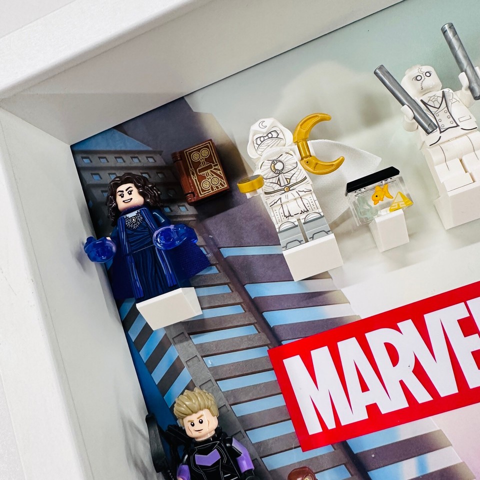 Display frame case for Lego ® Marvel series 2 71039 minifigures figures ...