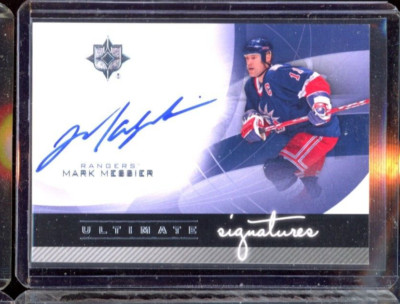 2012-13 ULTIMATE COLLECTION SIGNATURES MARK MESSIER AUTO #US-ME ...