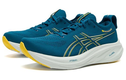 ASICS Gel Nimbus 26 Evening Teal Light Mustard - 1011B794-402 New Size ...