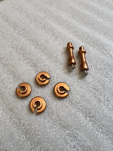 hammad ghuman Orange Aluminum Spring Cups x4 Body Posts x2 - Nitro ...