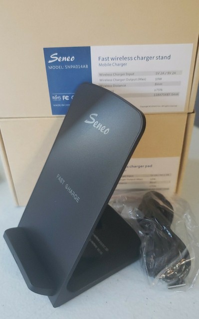 Seneo Fast Wireless Charger Charging Stand SNPA014AB 10w for sale ...