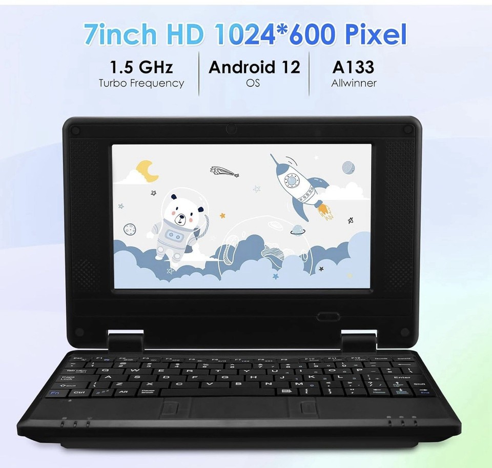 7 Inch Portable Mini Computer Laptop PC Netbook W Camera SD USB Slots ...