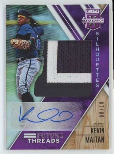 Kevin Maitan 2017 Elite Extra Edition Future Threads Silhouettes Purple ...