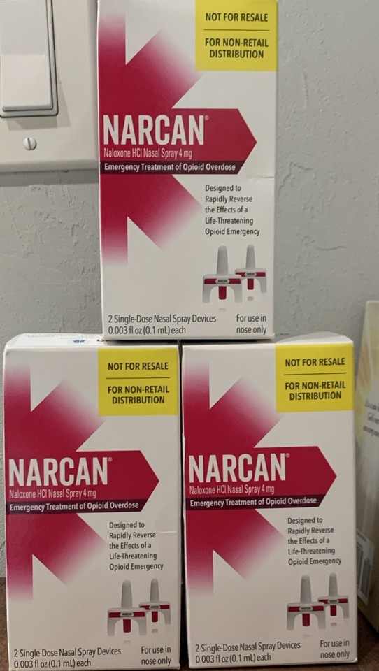 Nasal Spray 4 mg, OD Emergency Treatment 3 Pack= 6 total nasal spray ...