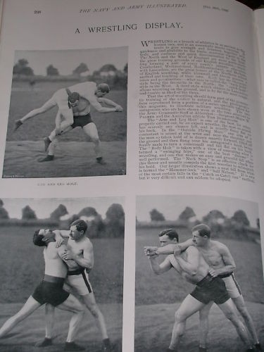 1896 Armee Wrestling Sgt Major W.Palmer Tom Burroughs | eBay.de
