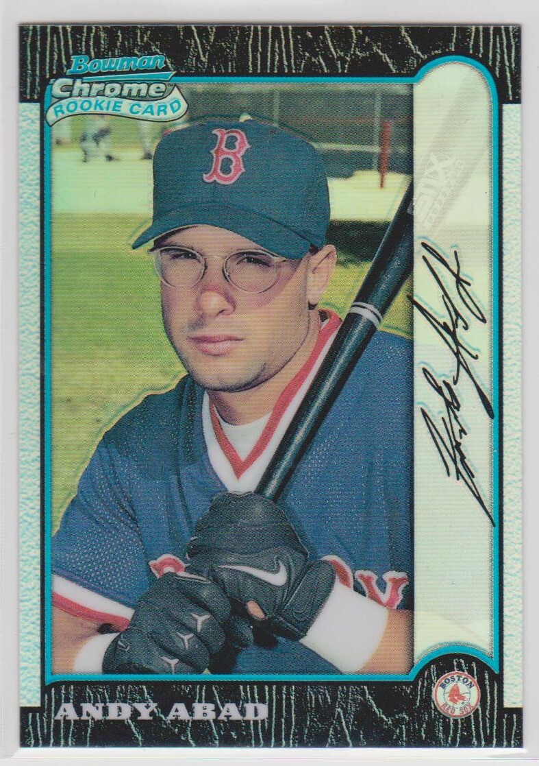 ANDY ABAD 1999 BOWMAN CHROME REFRACTOR ROOKIE RED SOX | eBay