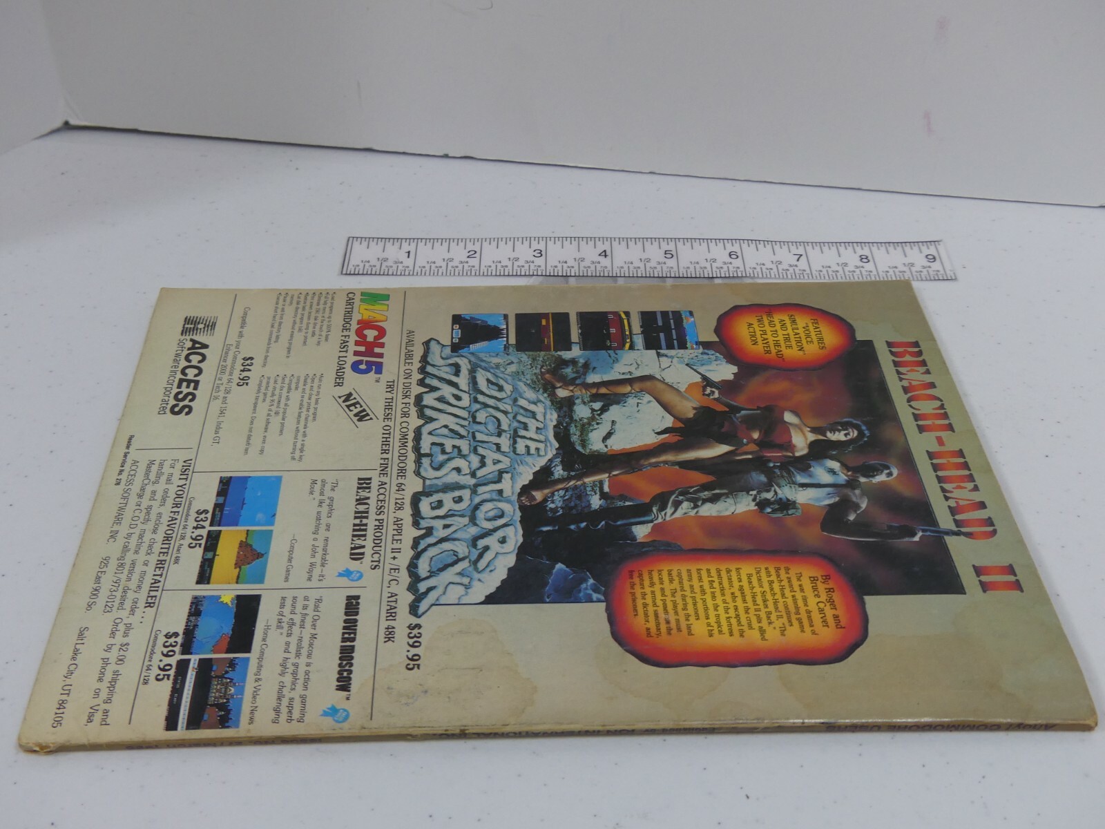 Vintage Ahoy! Commodore 64 Magazine Mar 1986 27 C-64 C-128 Computer ...